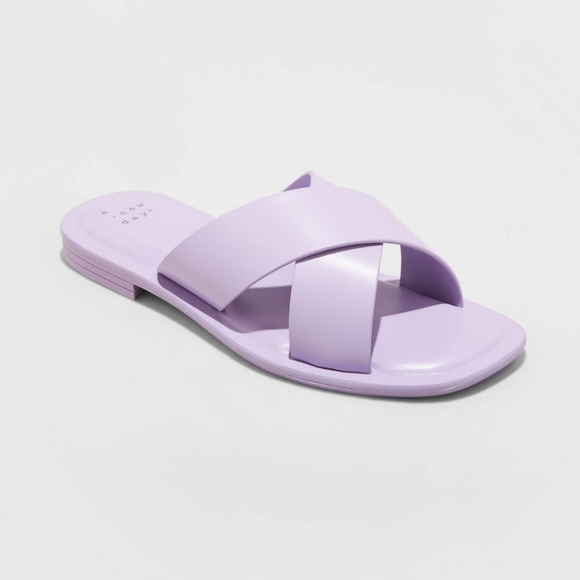 a new day | Shoes | New Womens A New Day Lennon Lavender Crossband ...